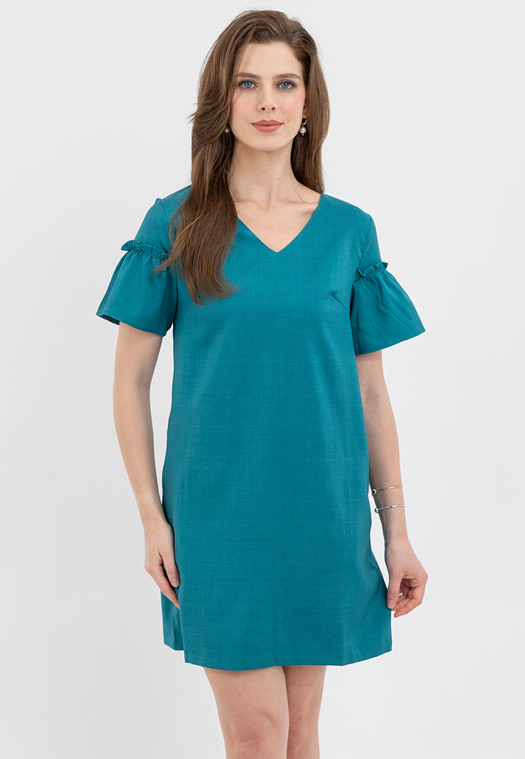 DARRIE Tiered Sleeves Dress – badomoda