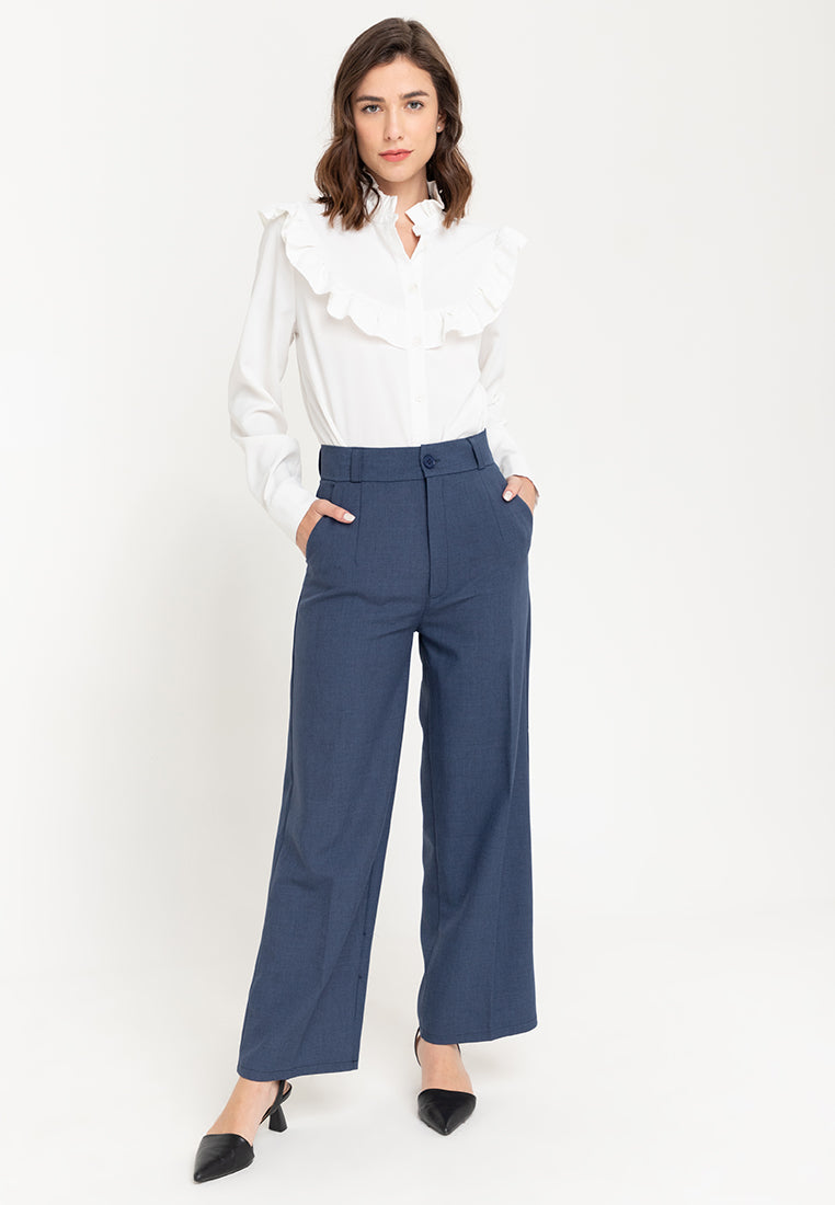 TASHA Wide leg slacks – badomoda